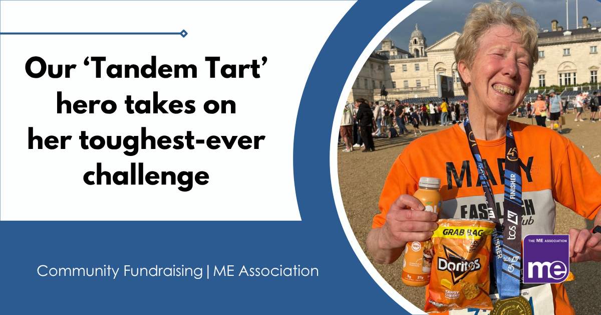 Mary lives out her dream at the London Marathon - The ME Association