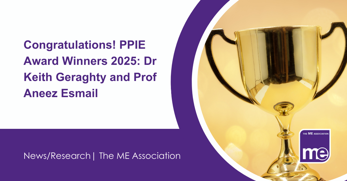 Congratulations! PPIE Award Winners 2025: Dr Keith Geraghty and Prof ...
